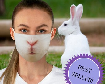 White Rabbit Mask | Etsy