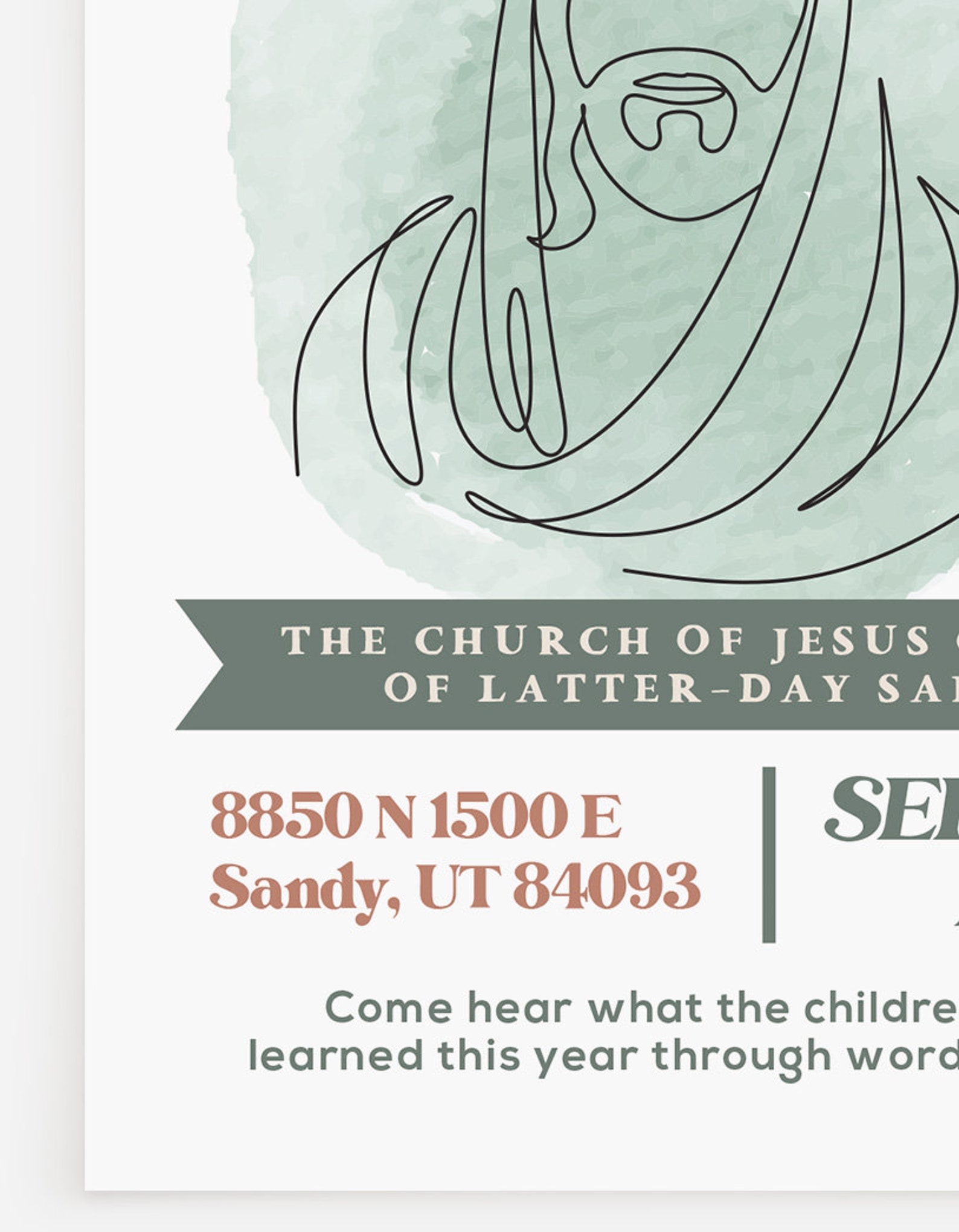 LDS Primary Program Invite, 2023 Primary Program, LDS Primary ...