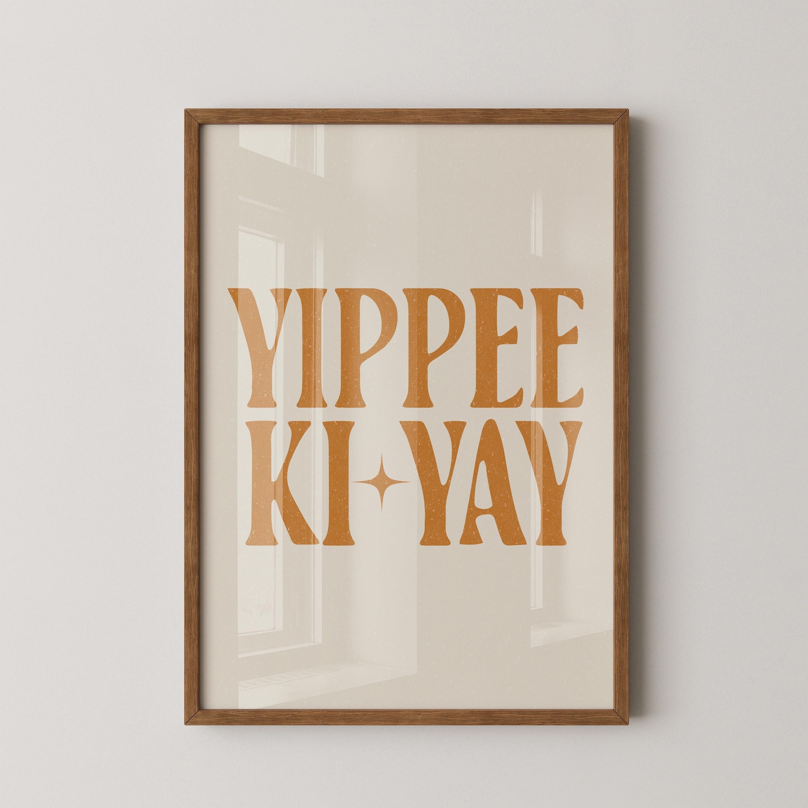 Yippee Ki Yay Print, Western Wall Art, Rustic Cowgirl Wall Art, Western ...