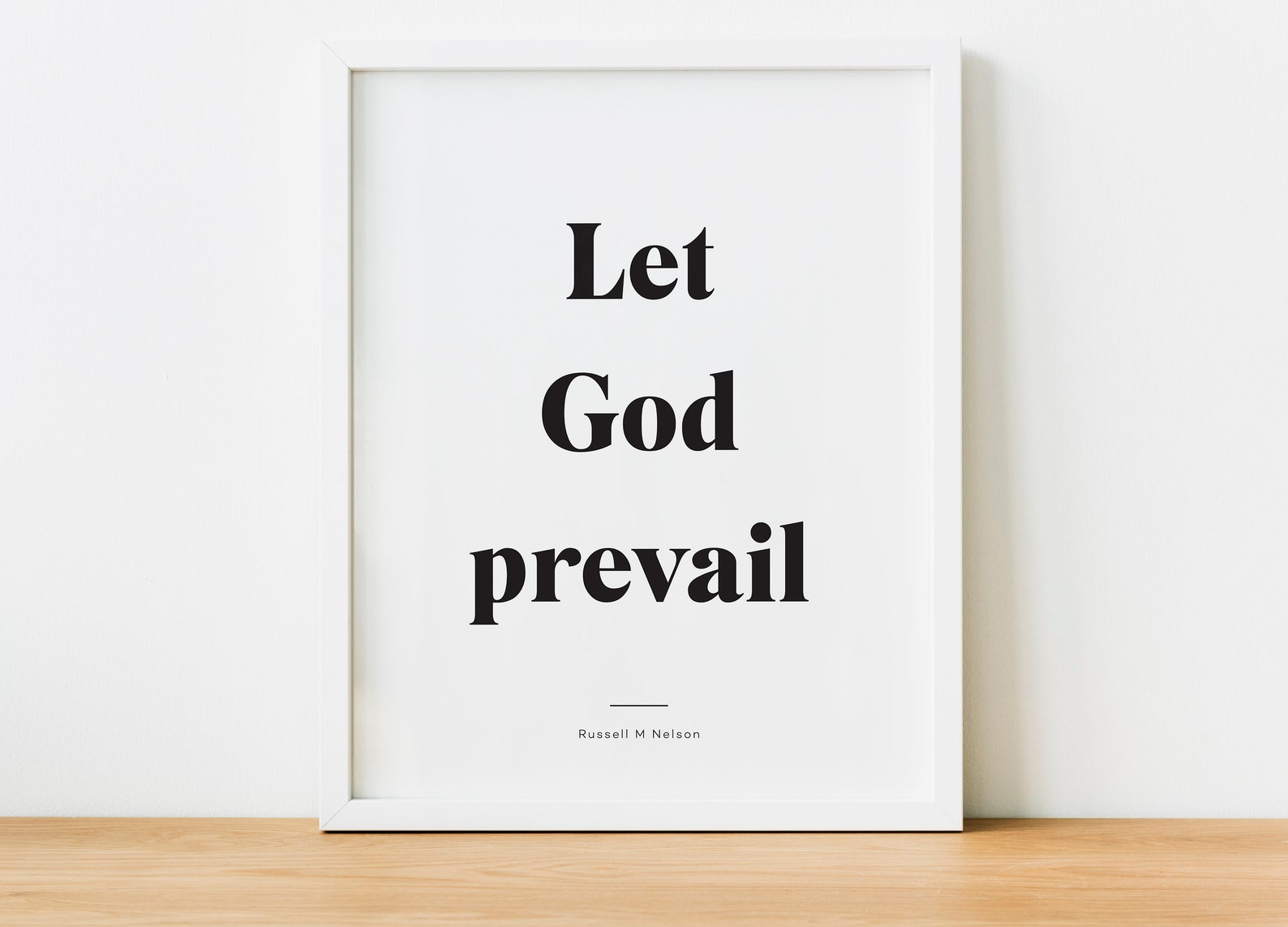 Let God Prevail Lds Wall Art Lds Print Latter Day Saint | Etsy