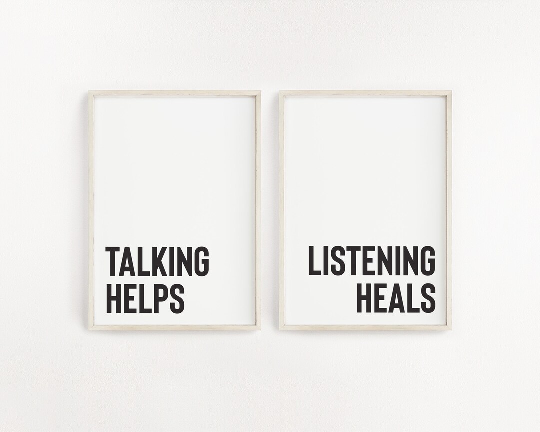 Therapy Office Decor, Mental Health Print, Psychology Gift, Therapy ...