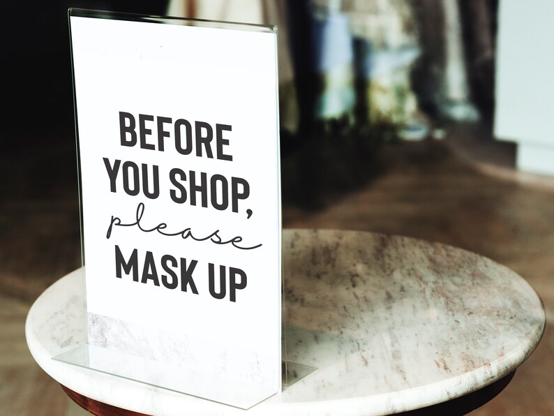 Mask Sign Printable Wear a Mask Sign Mask Signs Business - Etsy