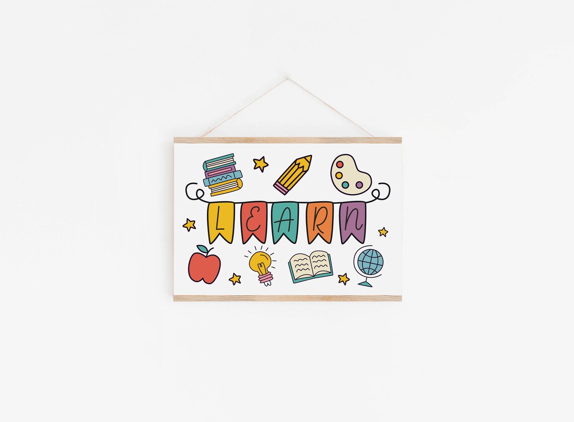 Classroom Wall Art, Classroom Posters Quotes, Educational Wall Art ...