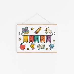 Classroom Wall Art, Classroom Posters Quotes, Educational Wall Art ...