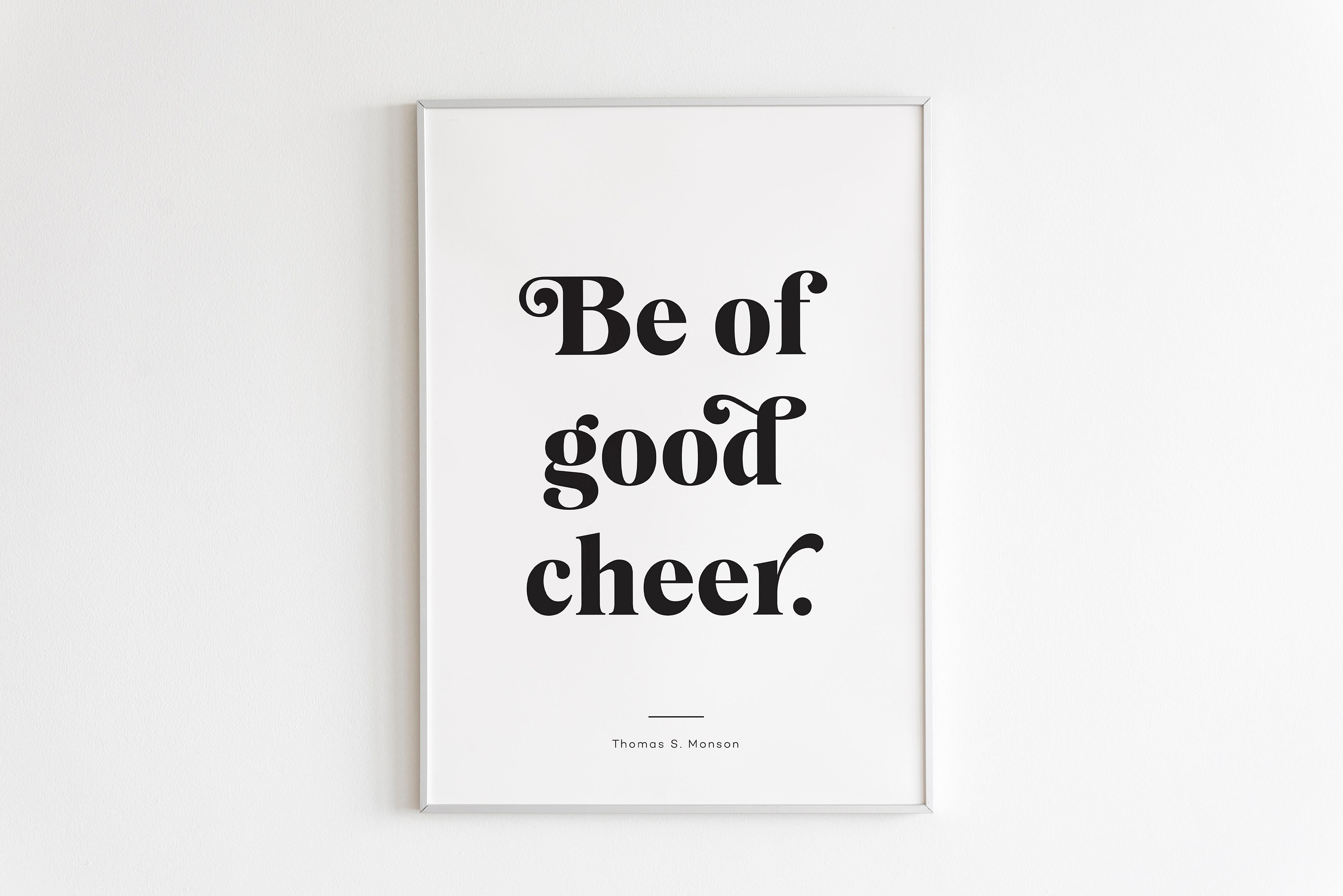 Be of Good Cheer, Lds Art, Latter Day Saint Print, Mormon Art, Dorm ...