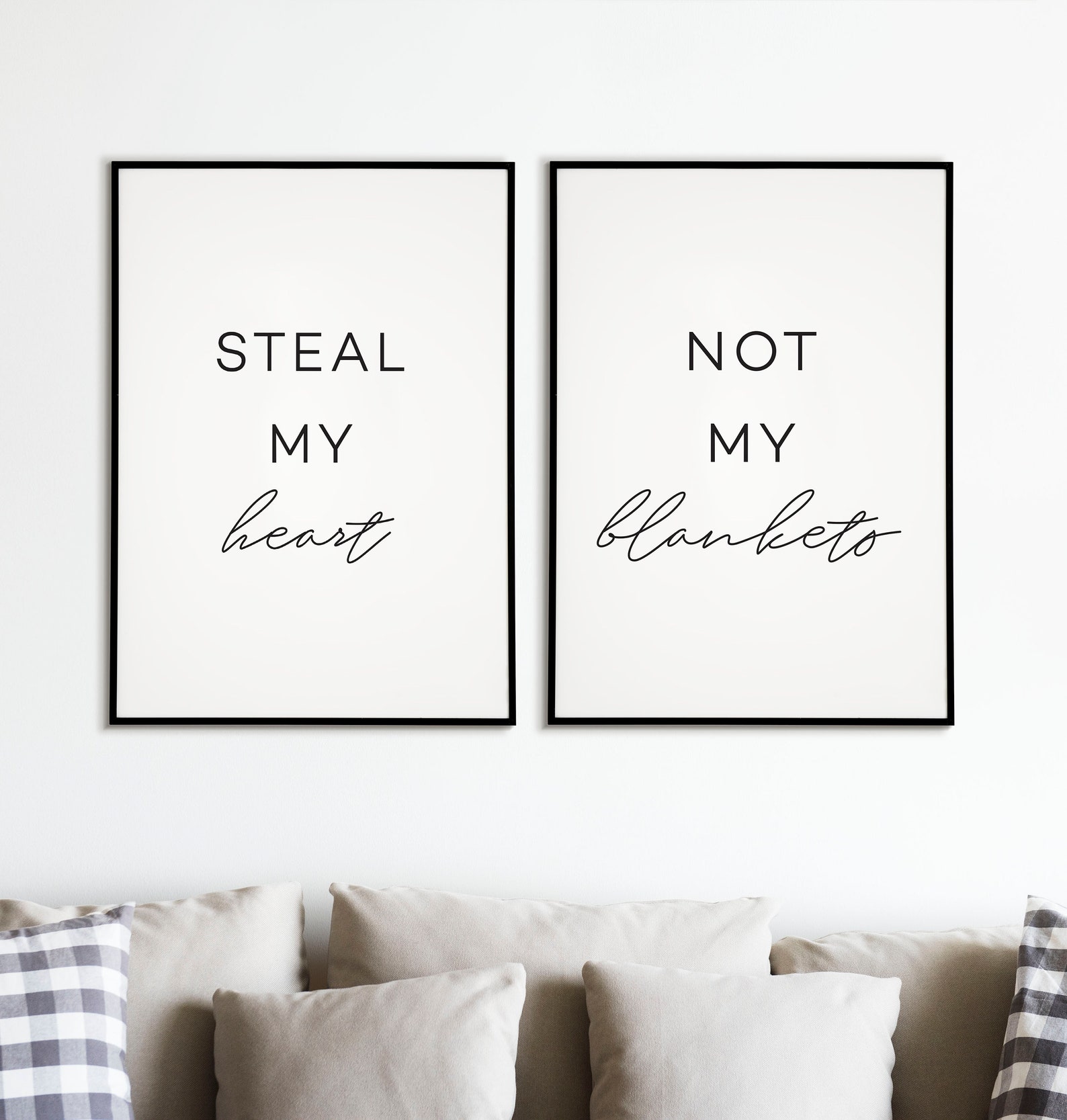 Funny Bedroom Wall Art Master Bedroom Prints Above Bed | Etsy