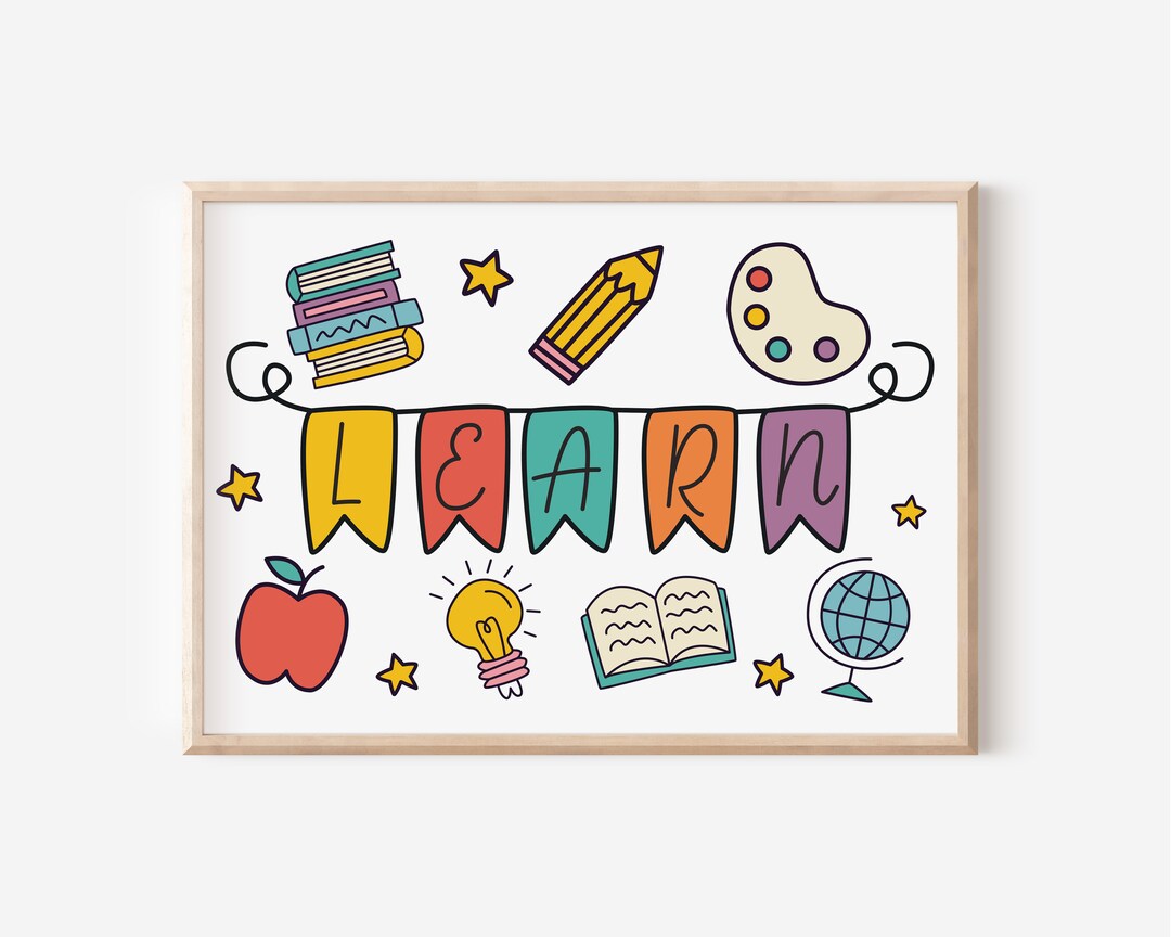 Classroom Wall Art, Classroom Posters Quotes, Educational Wall Art ...