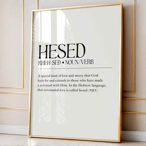Hesed Definition Printable, LDS Wall Art, Russell M Nelson, Latter Day ...