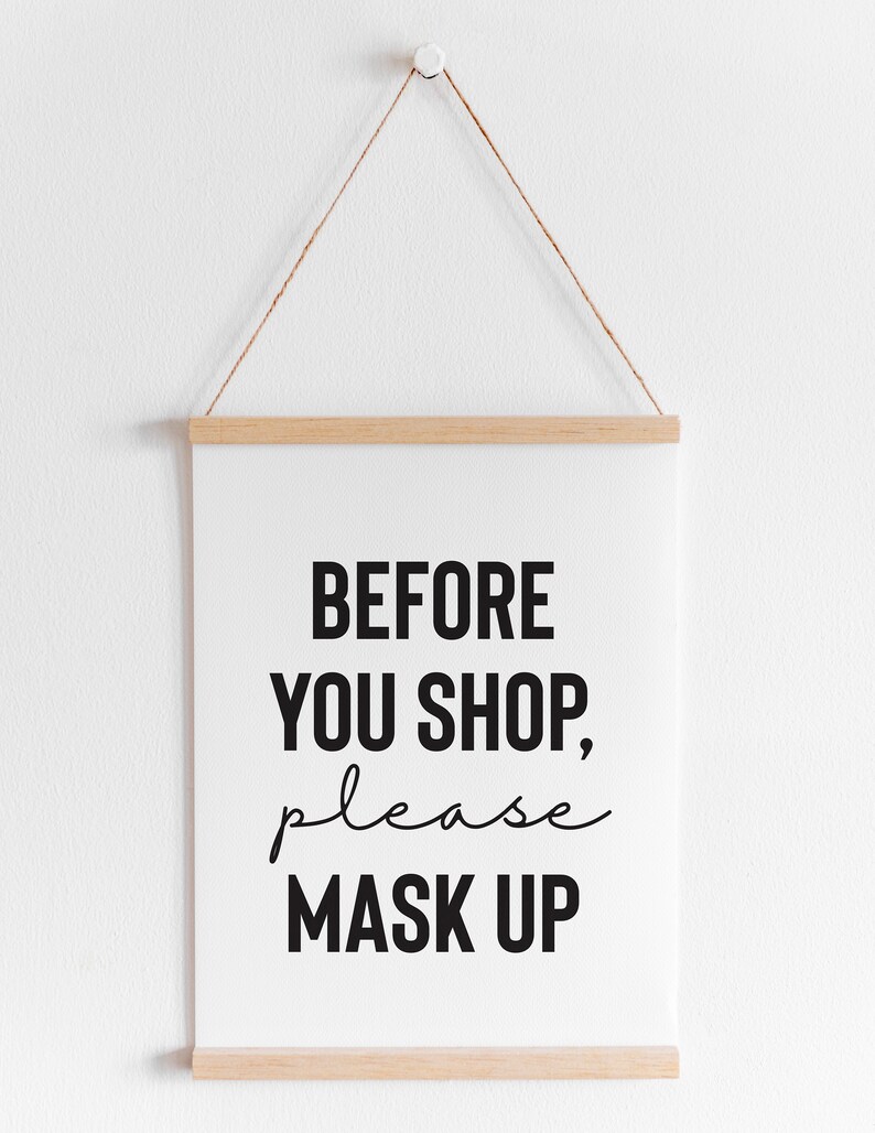 Mask Sign Printable Wear a Mask Sign Mask Signs Business - Etsy