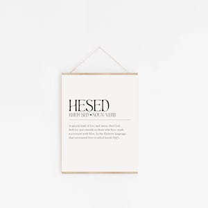 Hesed Definition Printable, LDS Wall Art, Russell M Nelson, Latter Day ...