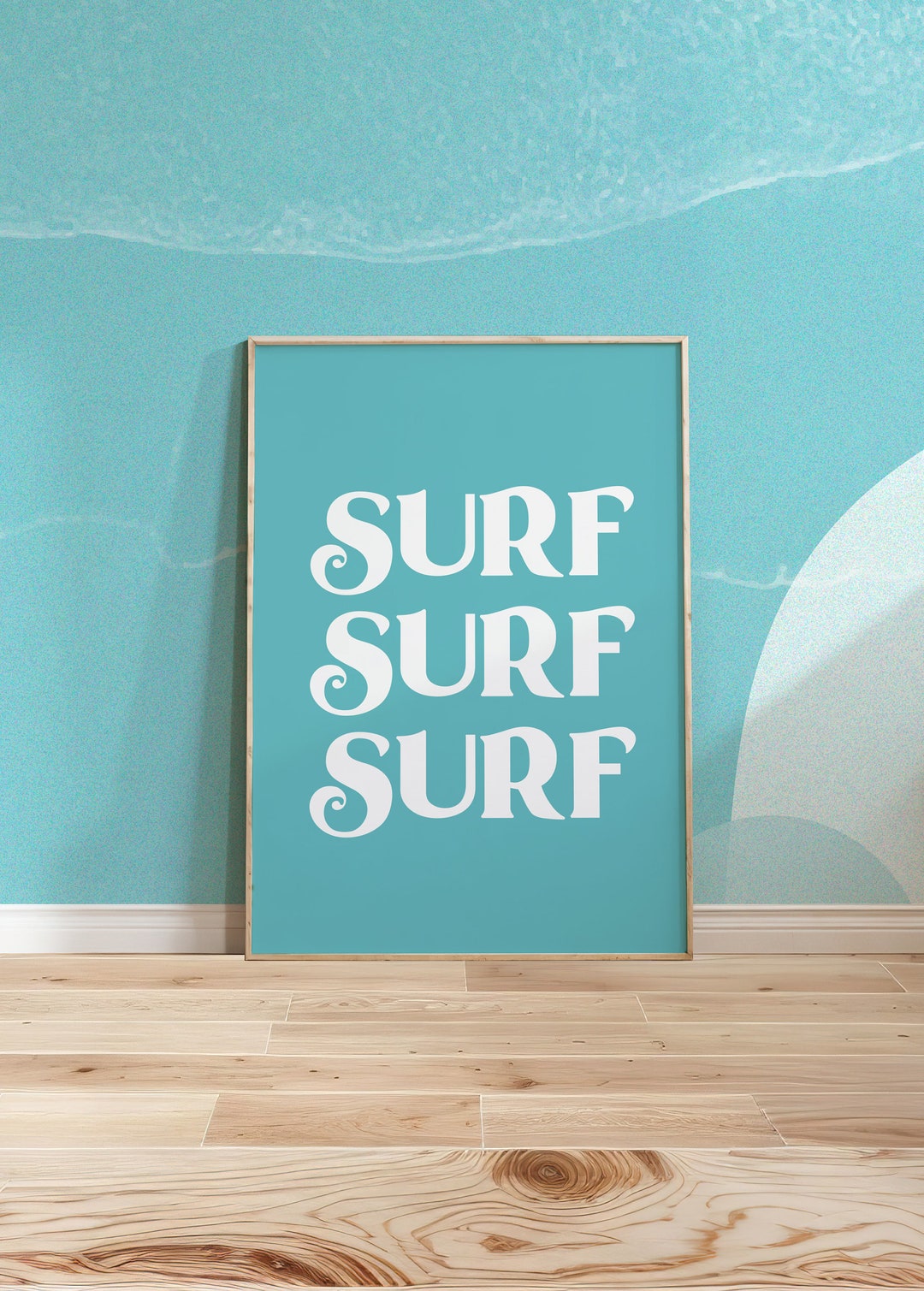 Surf Wall Art, Beach Wall Art, Coastal Home Decor, Waves Wall Art ...