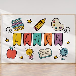 Classroom Wall Art, Classroom Posters Quotes, Educational Wall Art ...