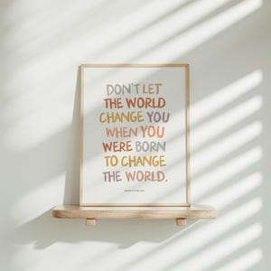 LDS Wall Art, Don't Let the World Change You, Brad R Wilcox, General ...