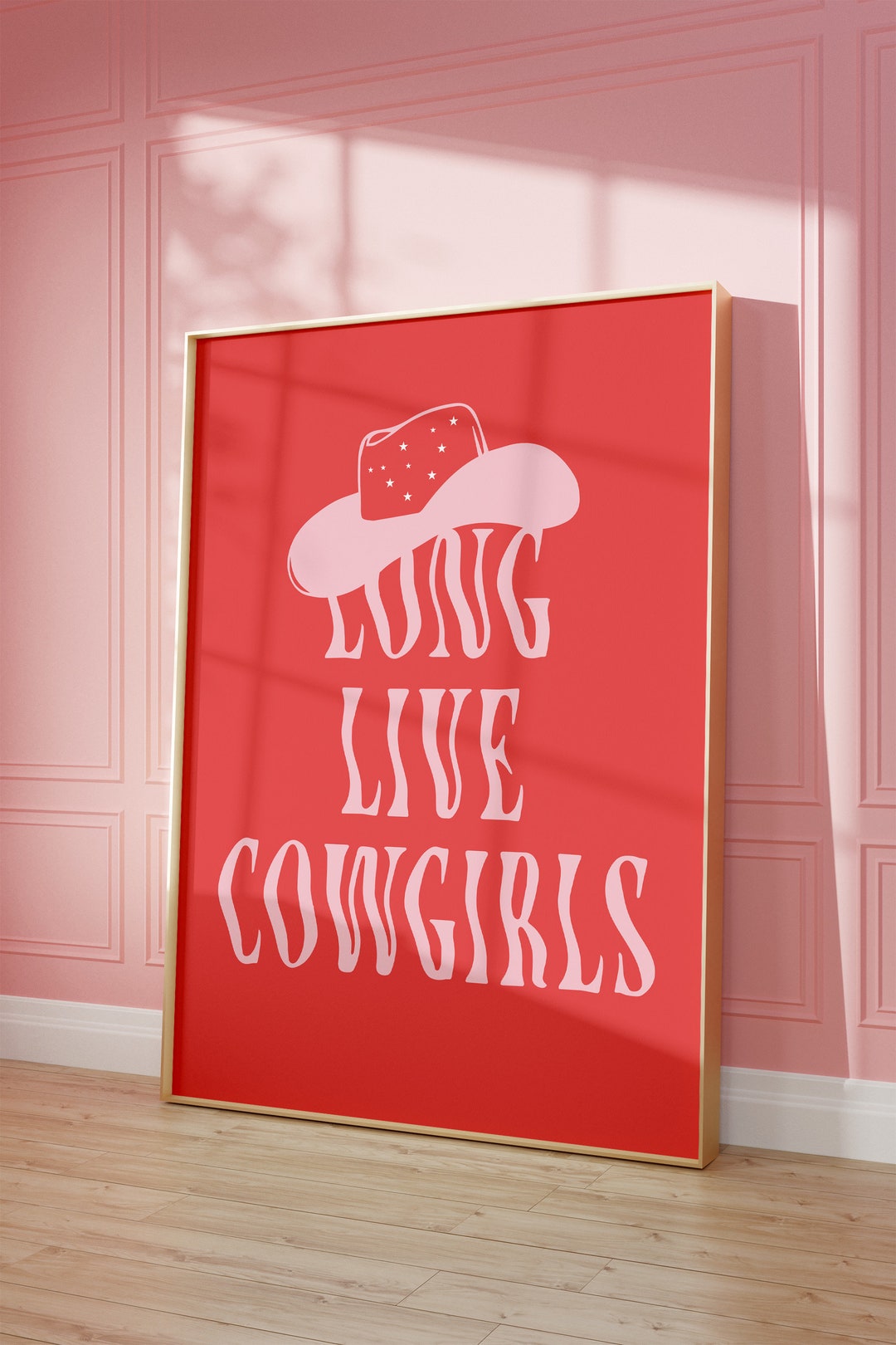 Long Live Cowgirls Print, Coastal Cowgirl Wall Art, Western Room Decor ...