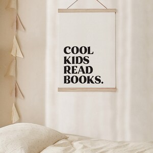 Cool Kids Read Books, Playroom Wall Art, Book Nook Sign, Classroom ...