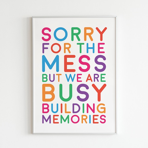 Sorry About the Mess - Etsy