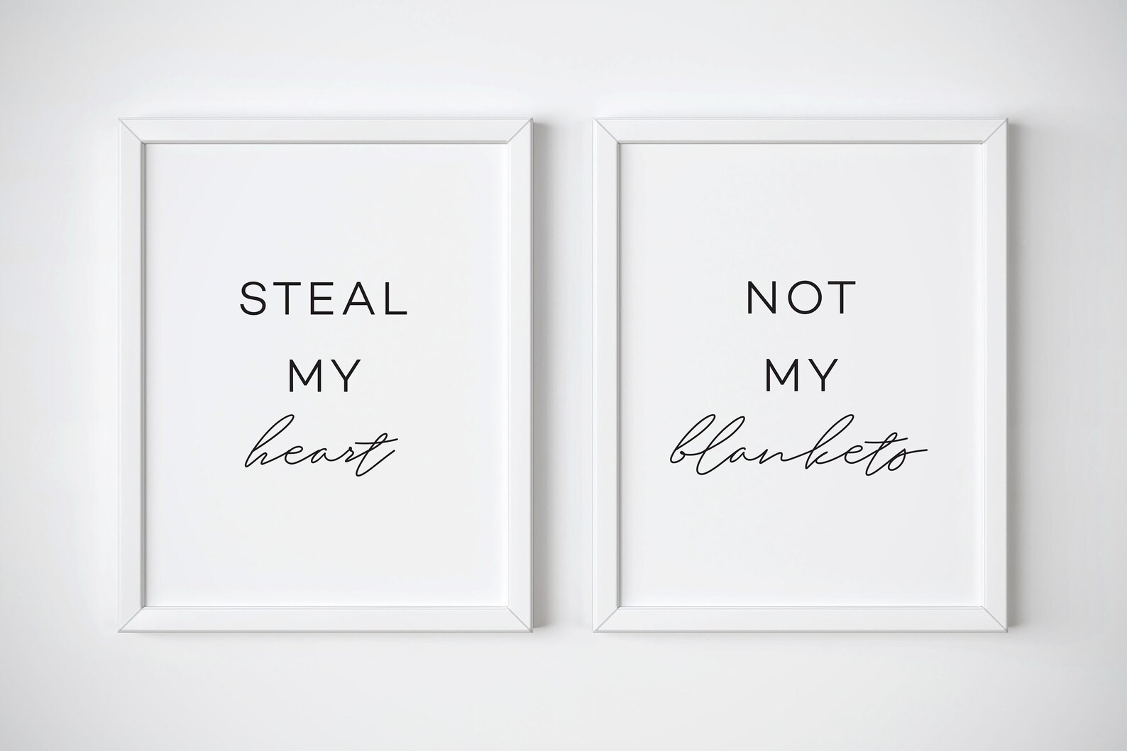 Funny Bedroom Wall Art Master Bedroom Prints Above Bed | Etsy