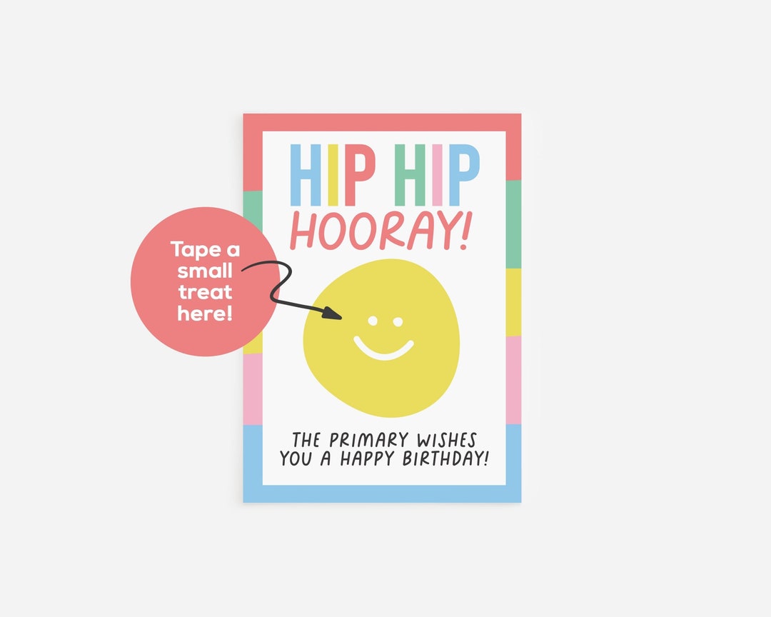 Primary Birthday Gift Tag, LDS Primary Birthday Card, Primary Gift Tag ...