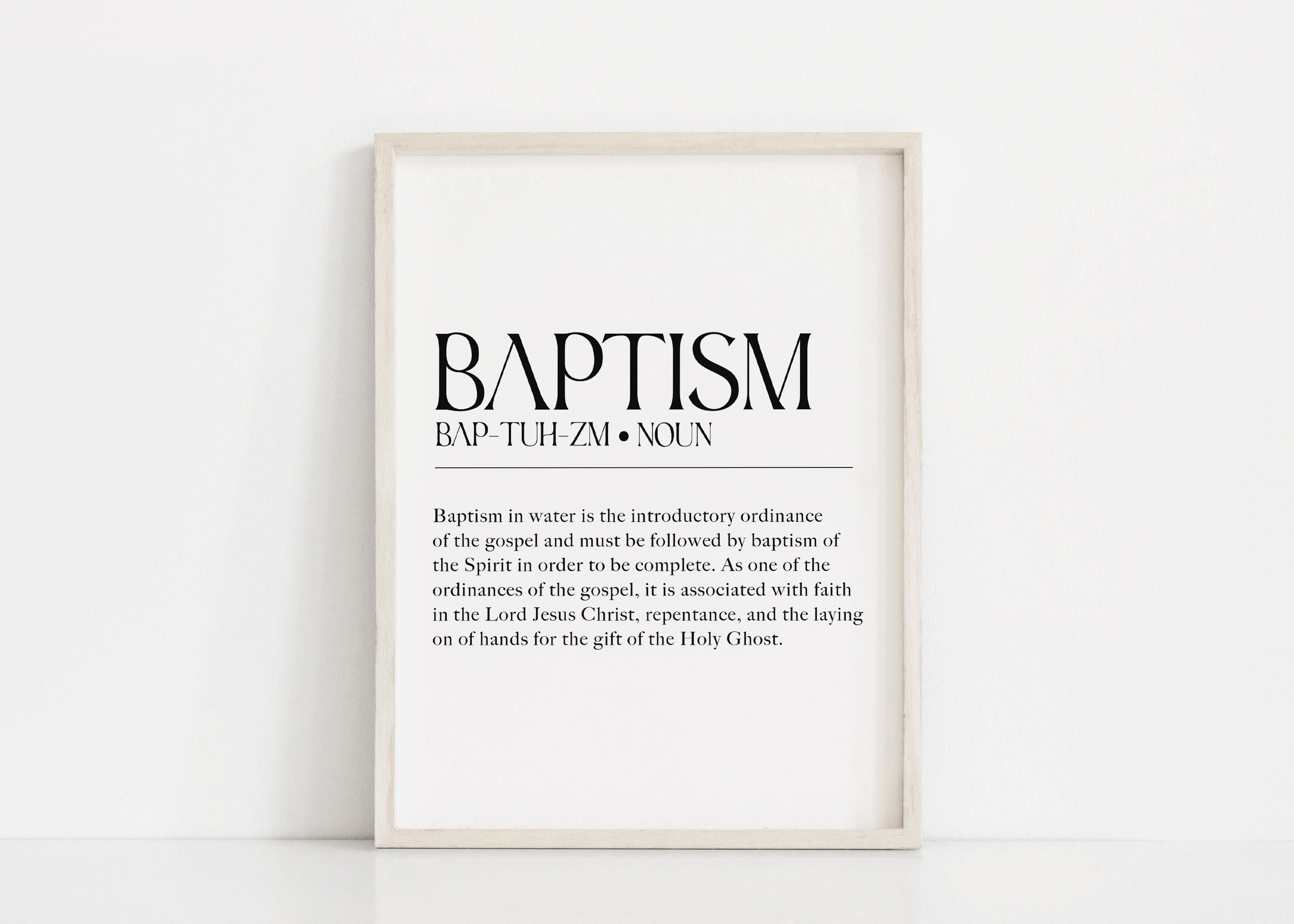 Lds Baptism Scripture