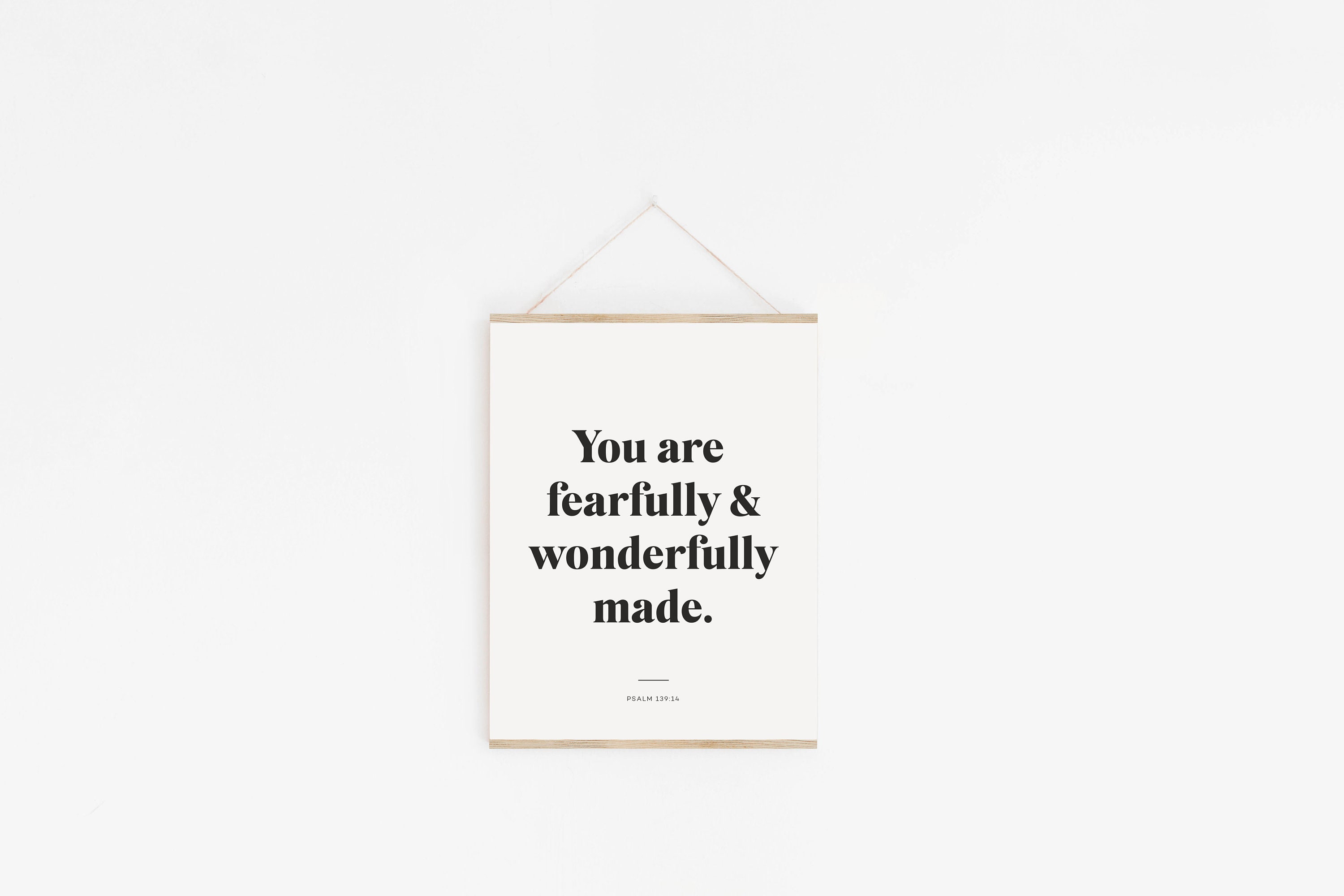 You Are Fearfully and Wonderfully Made, Psalm 139 14, Scripture Nursery ...