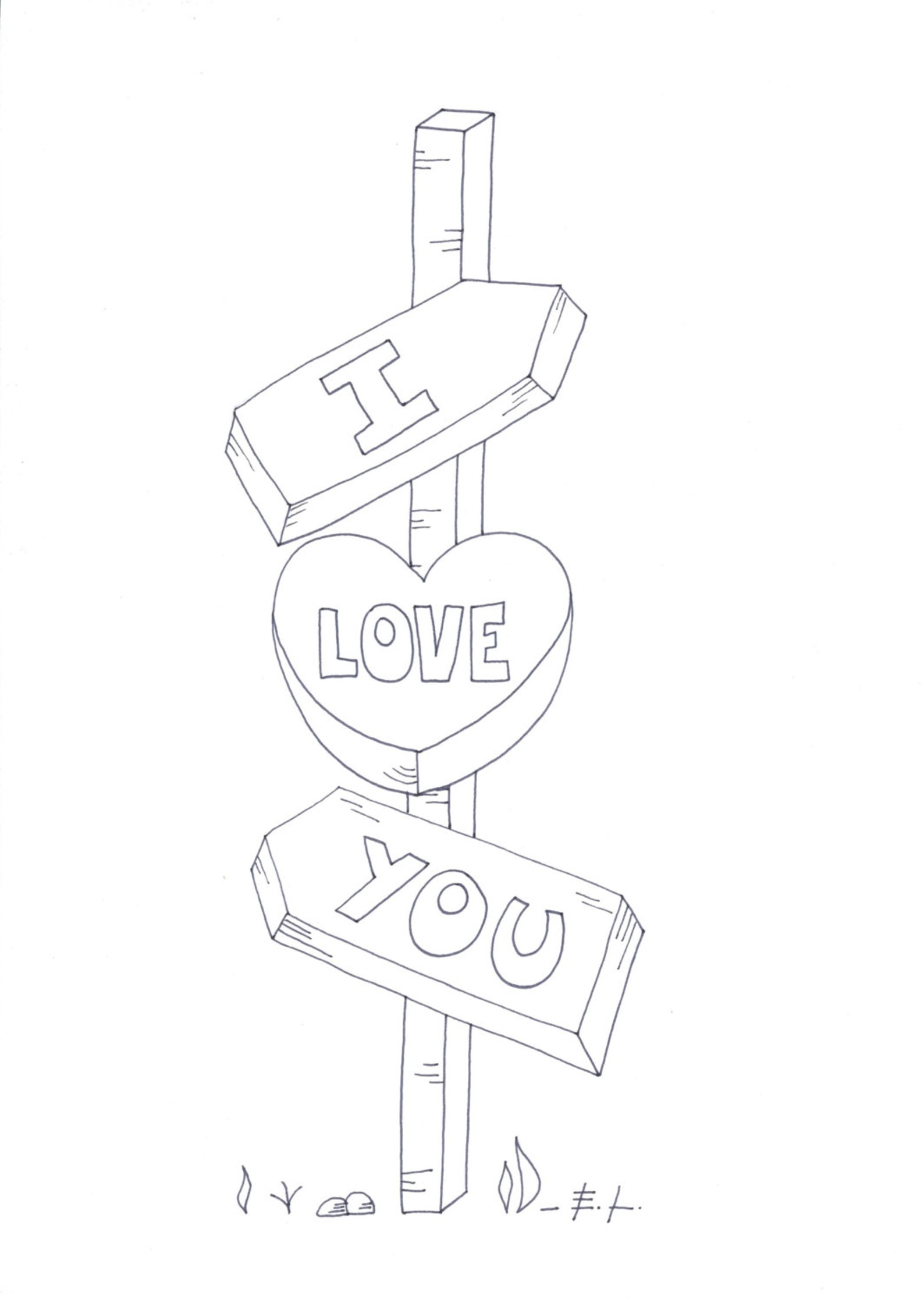 I Love You, Printable Poster, Love, Decoration, Home Decor, Mother's ...