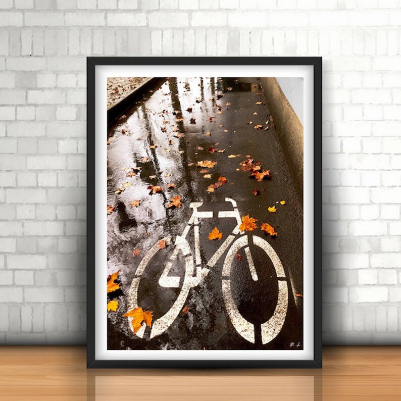Bicycle Line, Printable Poster, Art Print, Photography, Instant ...