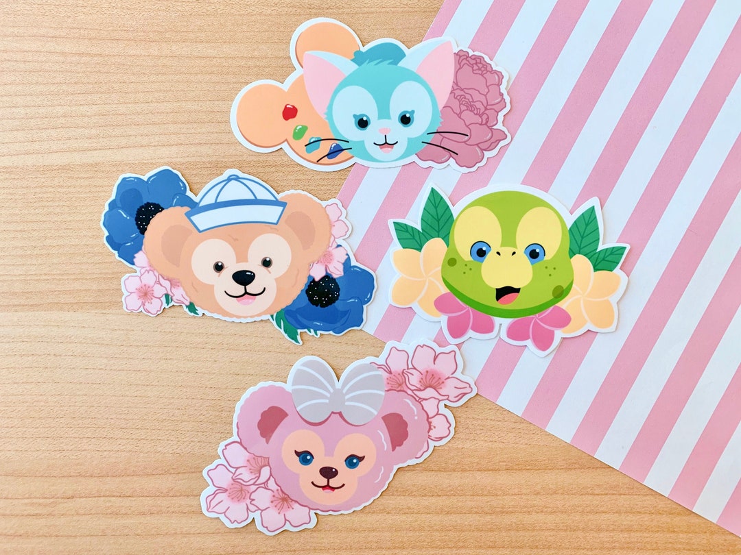 Duffy and Friends Floral Stickers - Etsy
