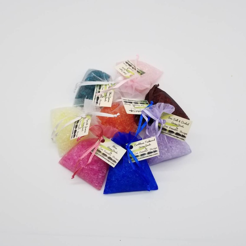 Aroma Beads Scented Sachet Car Air Freshener Etsy