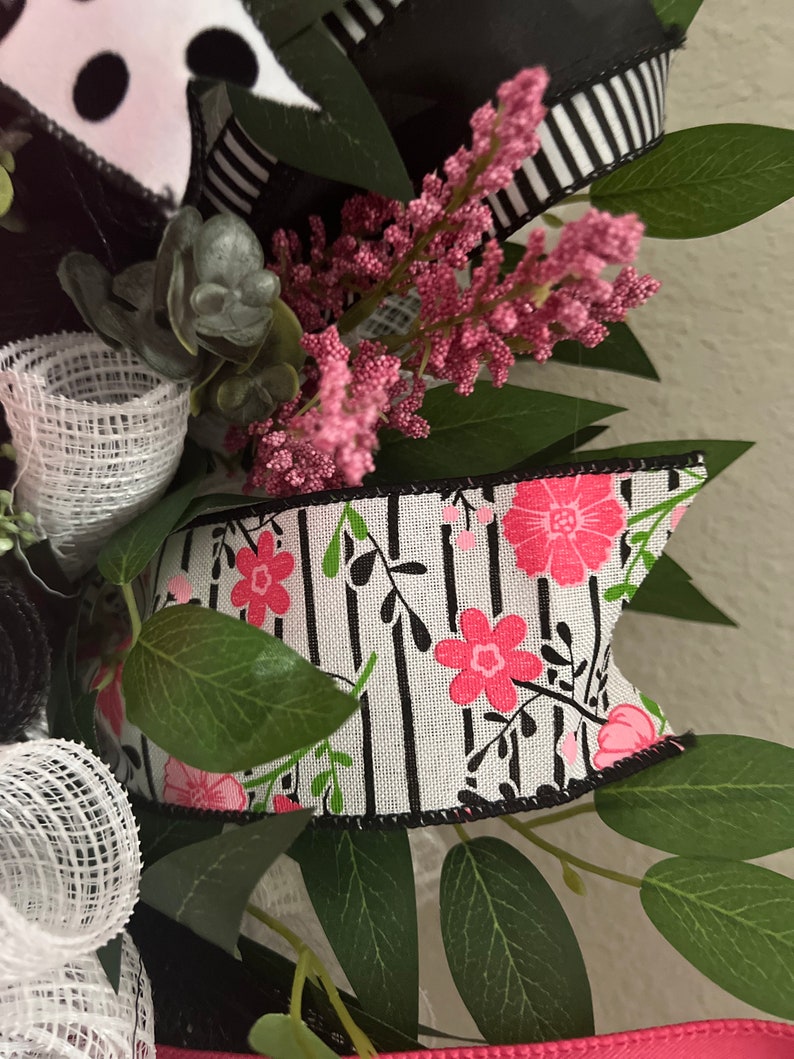 Flocked Easter Bunny Wreath Swag - Etsy