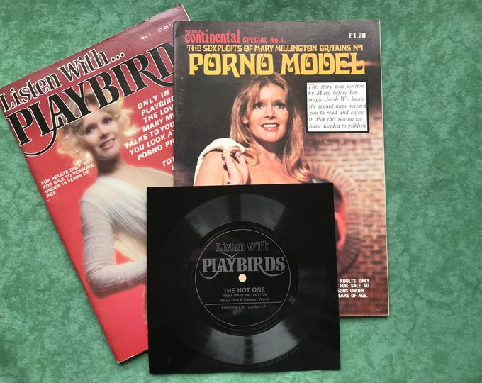 1970s Mary Millington Glamour Magazines Listen With Playbirds Sexploits Of Mary Etsy Uk