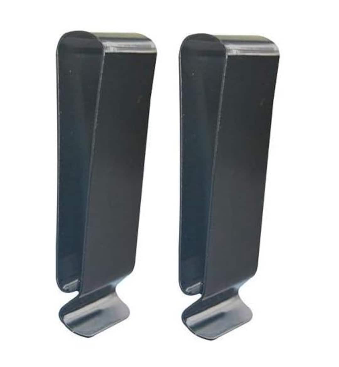 2PCS Black Metal Spring Steel Belt Metal Holster Clip Spring Buckle - Etsy