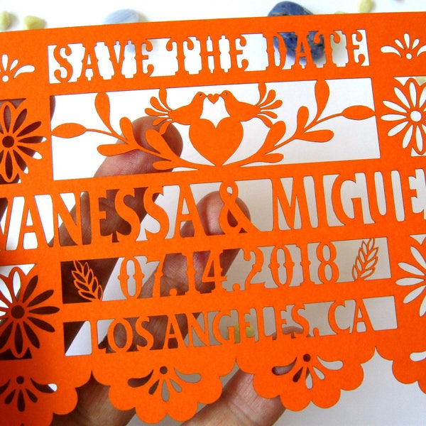 Mexican Theme Save the Date Invite - Etsy