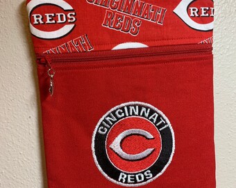 Cincinnati Reds Baseball Inspired Monogram Crossbody Bag/belt Bag ...