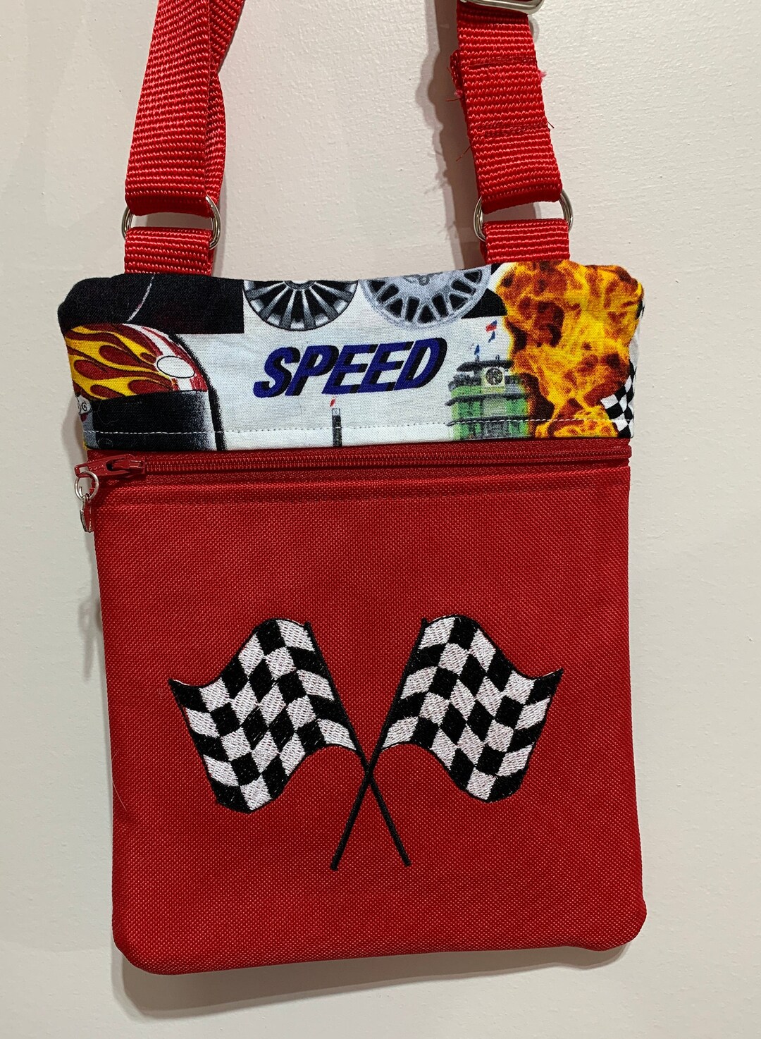 Racing Themed Crossbody Bag - Etsy