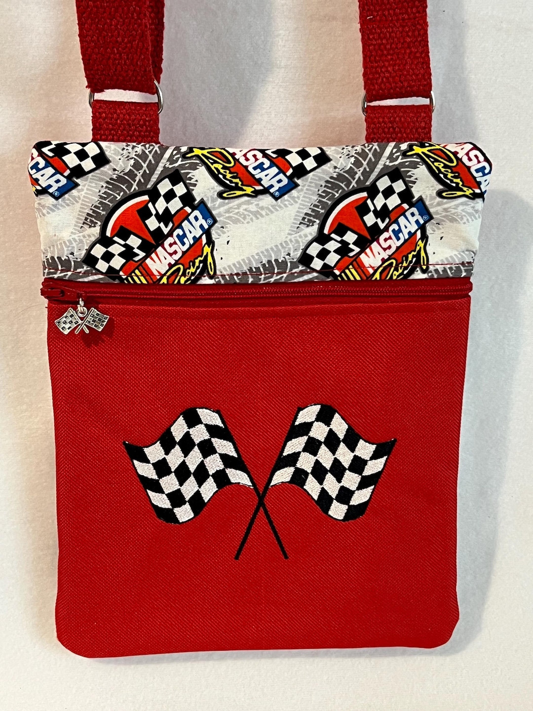 Nascar Racing Themed Crossbody Bag - Etsy