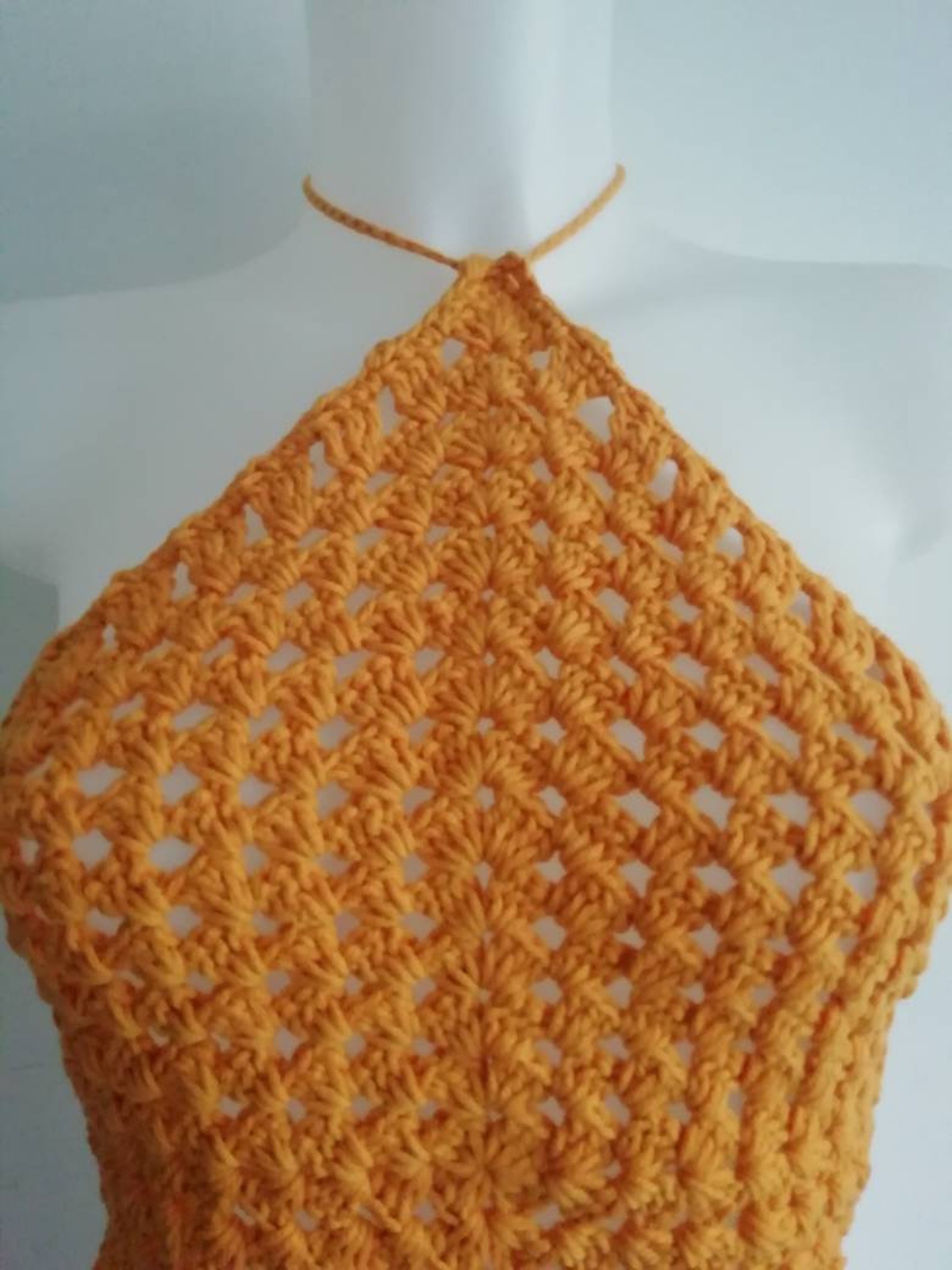 Crochet Crop Top Gift for Her Halter Neck Top Crochet Top Festival ...