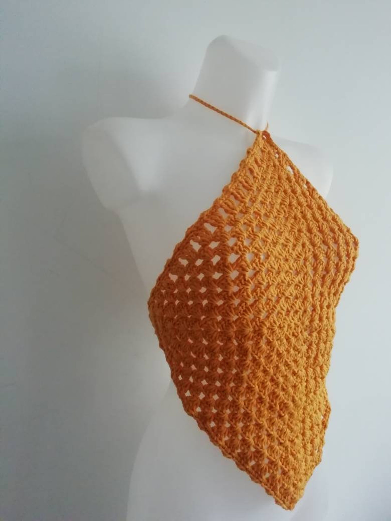 Crochet Crop Top Gift for Her Halter Neck Top Crochet Top Festival ...