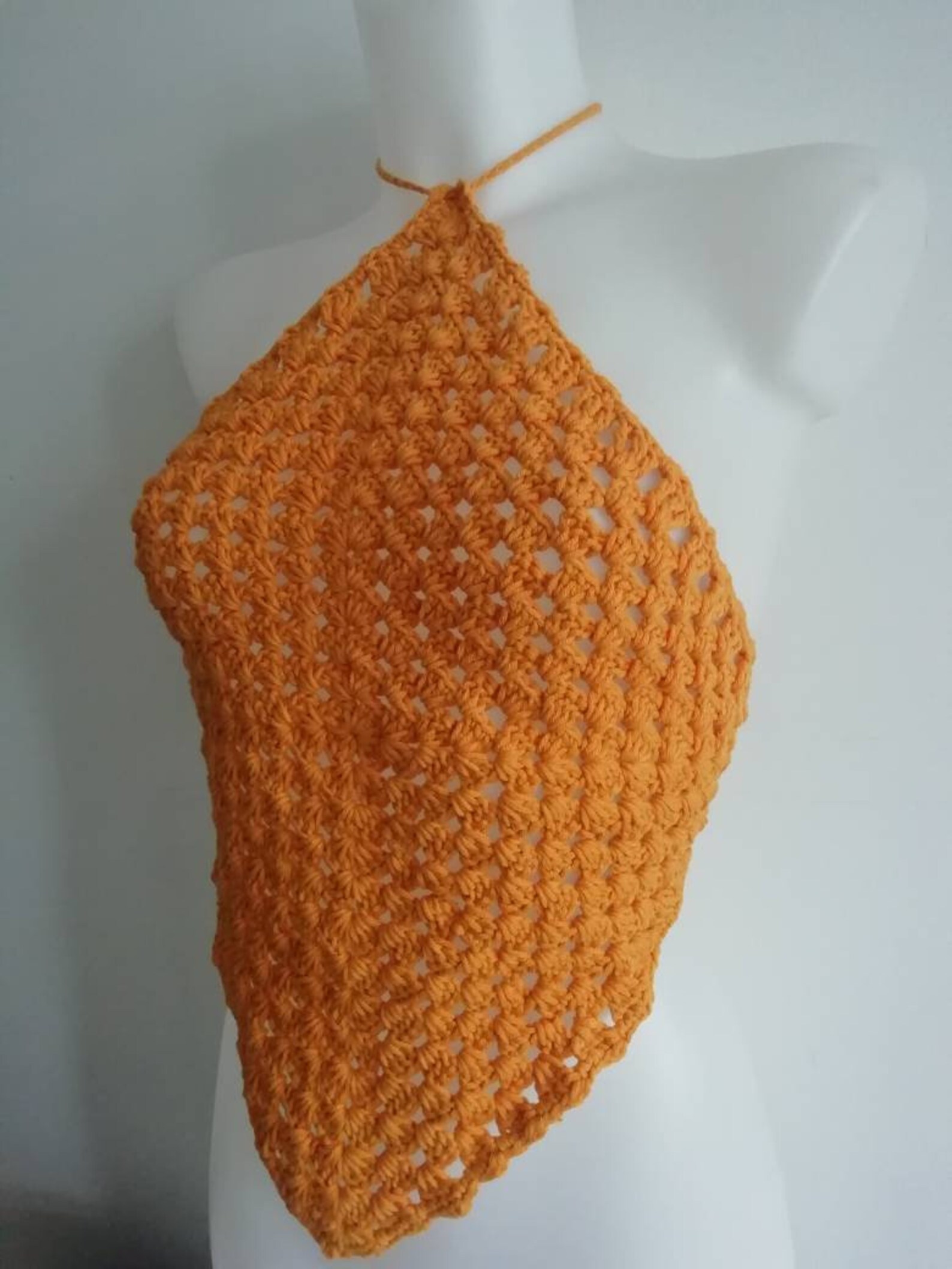 Crochet Crop Top Gift for Her Halter Neck Top Crochet Top Festival ...
