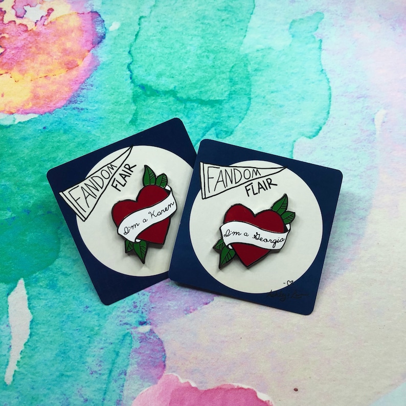 My Favorite Murder Pins Im a Karen Pin Im a Georgia Pin - Etsy