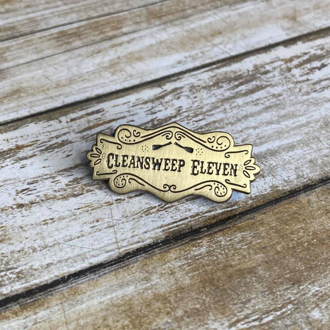 Cleansweep Eleven Commemorative Pin, Broom, Pin, HP - Etsy Australia