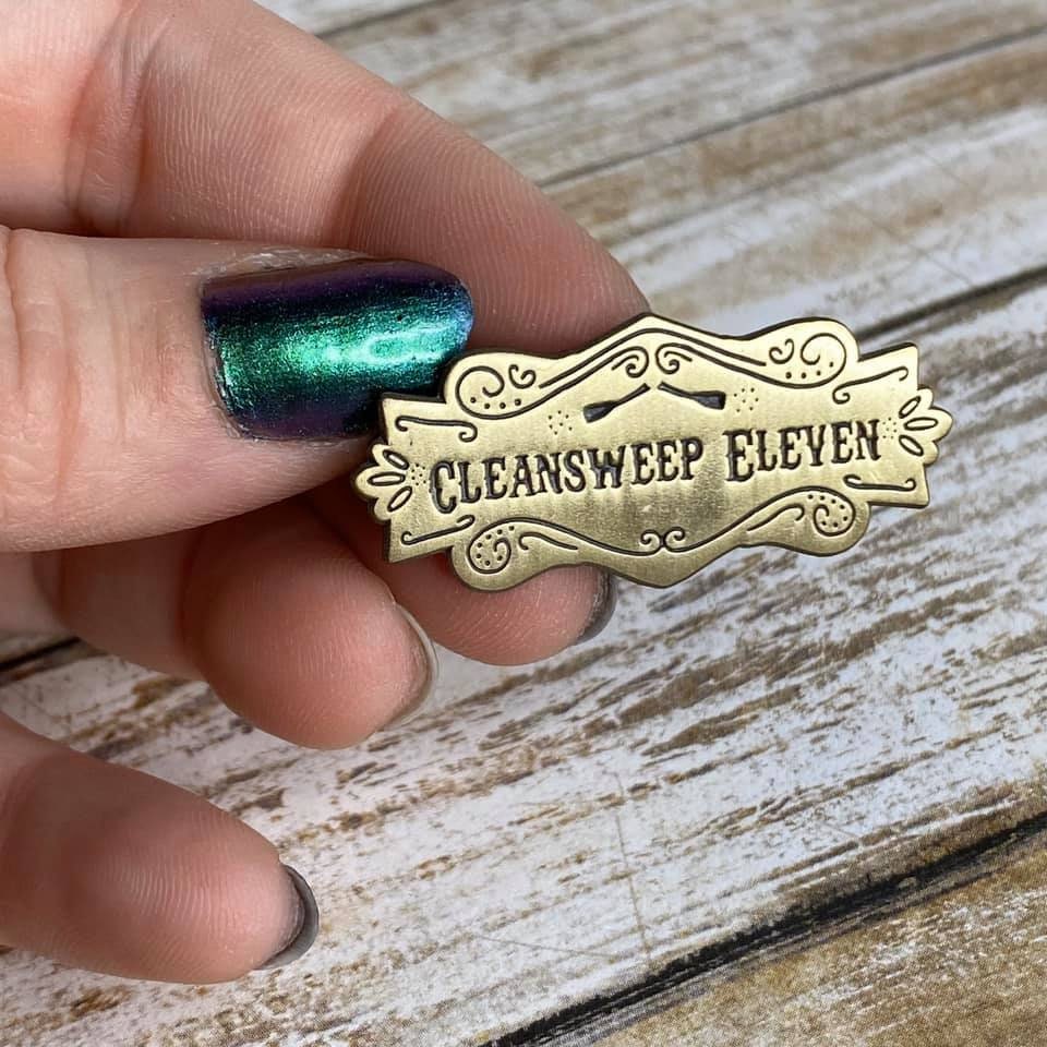 Cleansweep Eleven Commemorative Pin Broom Pin HP | Etsy