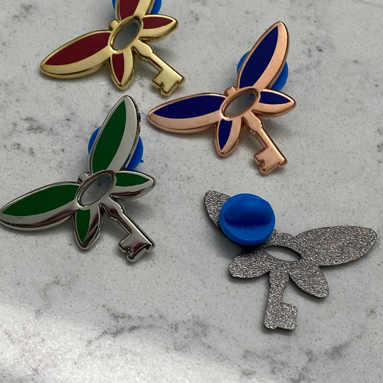 House Magical Flying Key Pin, Enamel Pin, Potterhead Pin, Wizard Pin ...