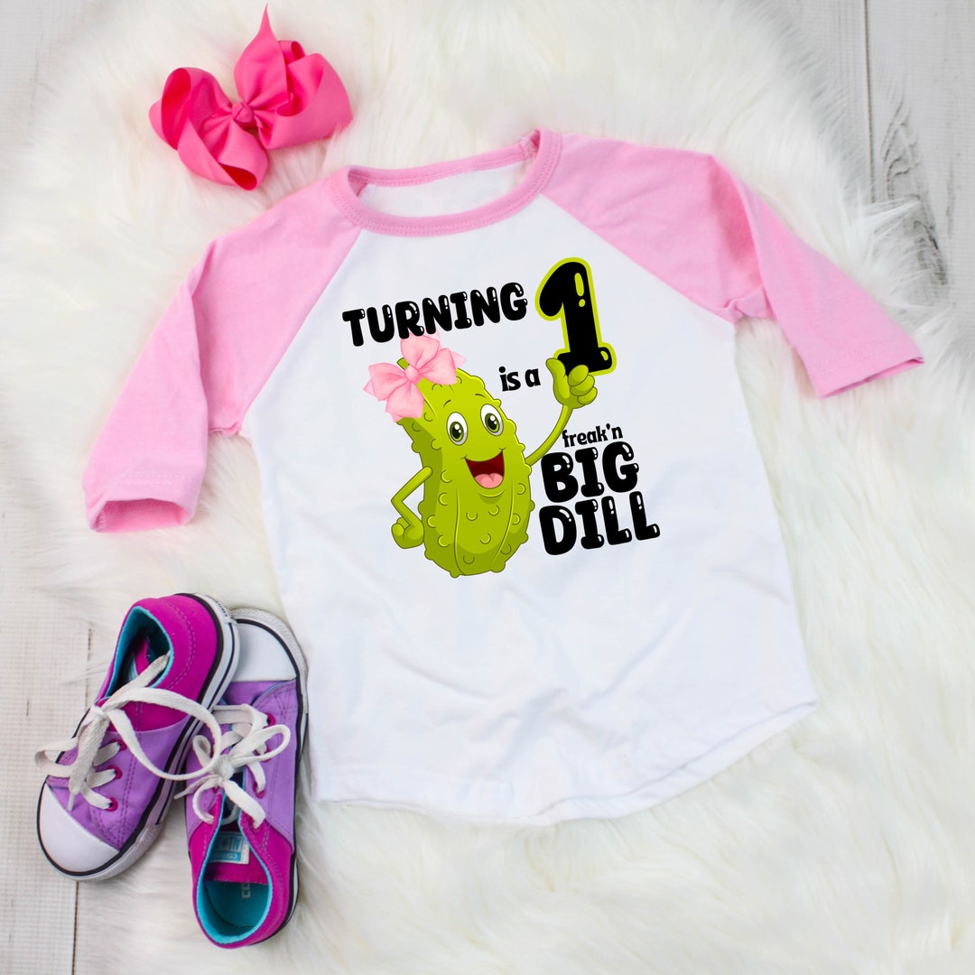 Big Dill Birthday Shirt, Pickle Birthday Shirt, 1st Birthday Tshirt ...