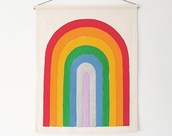 Large Custom Colour Rainbow Banner With Option of Printed Arch | Etsy