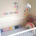You Are My Sunshine Banner Wall Hanging in Muted Pastel - Etsy