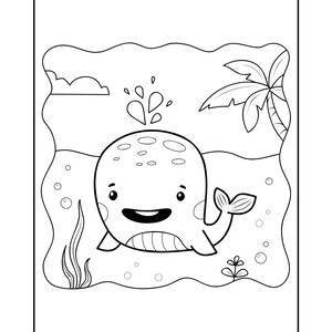 Printable Kids Coloring Book Coloring Pages Digital Download Instant ...