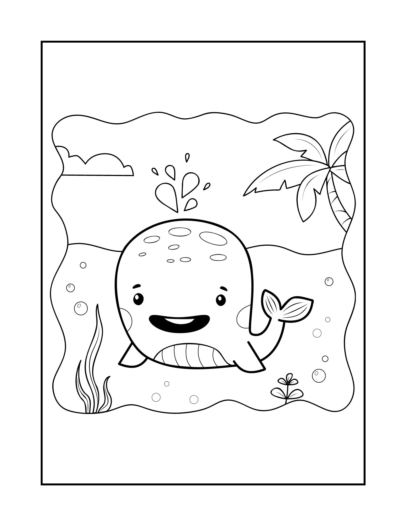 Printable Kids Coloring Book Coloring Pages Digital Download Instant ...