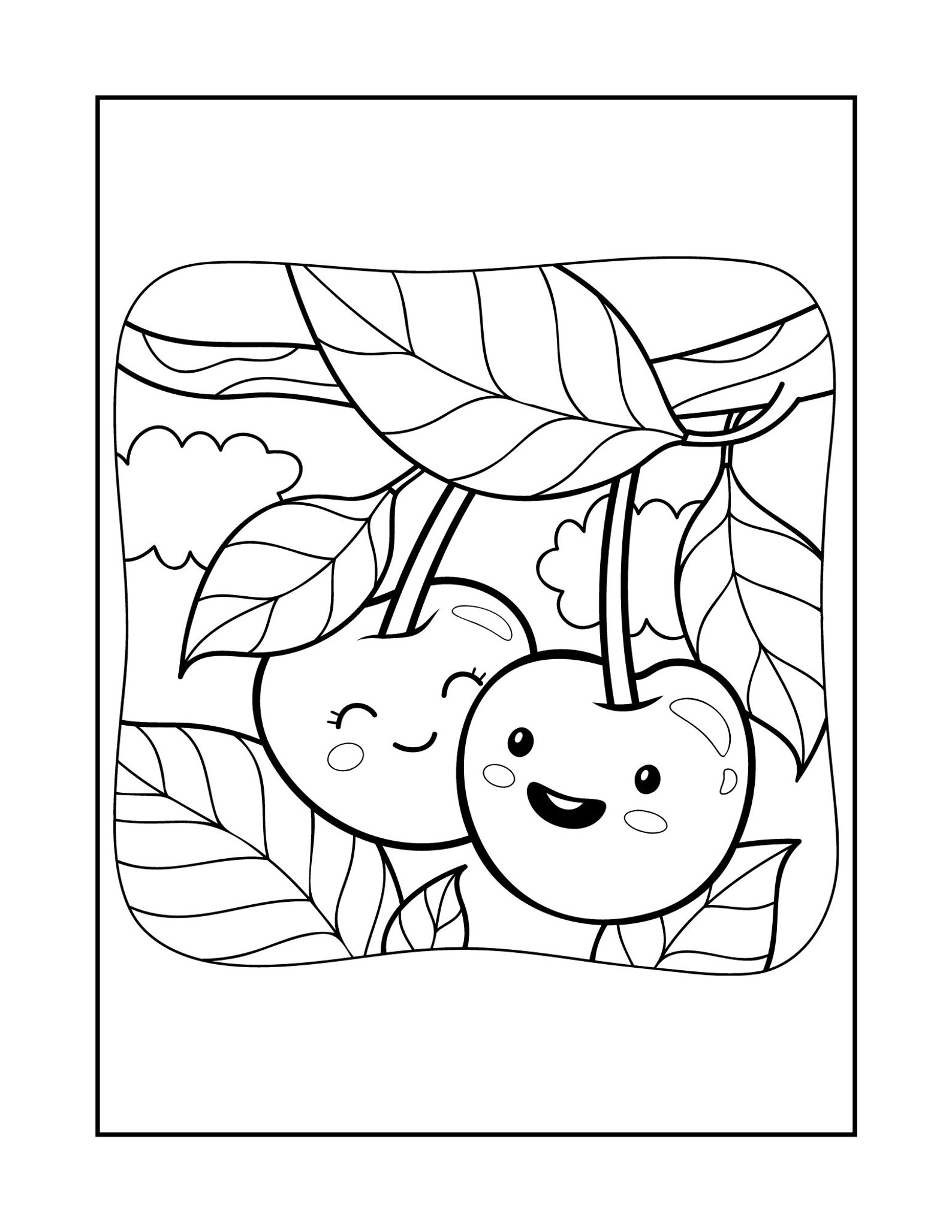 Printable Kids Coloring Book Coloring Pages Digital Download Instant ...