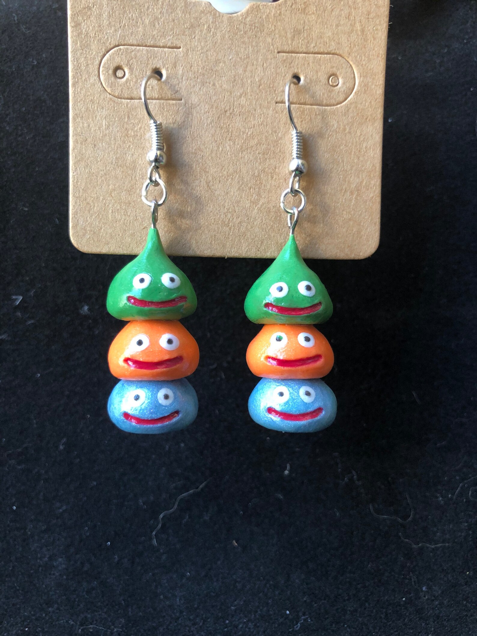 Slime Stack earrings inspired by Dragon Quest | Etsy