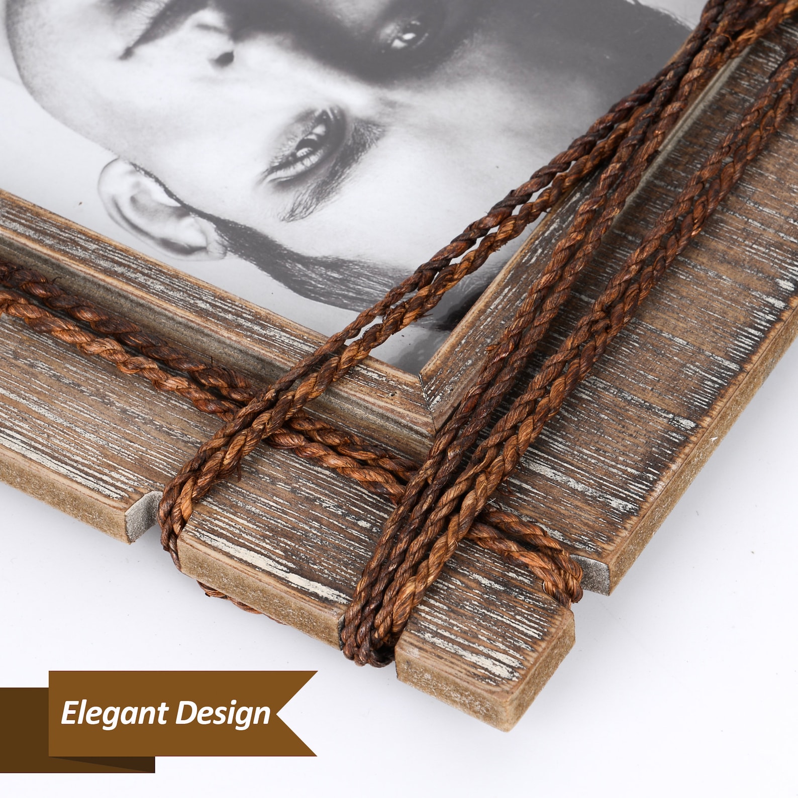 Vintage Style Rustic Looking Wood Picture Frames for Table Top - Etsy